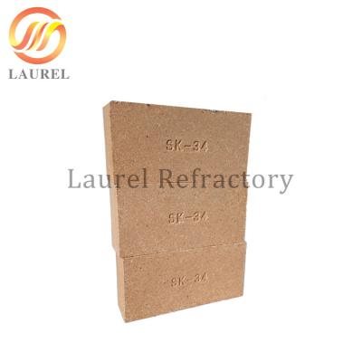 China Refractory Insulation Runner Blocks 80% Al2o3 Brown High Temp Fire Brick For Cement Plant for sale