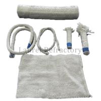 China 1260 High Temperature Heat Resistant Flexible Fire proof Round Twisted Refractory Ceramic Fiber Rope for Furnace Kiln for sale
