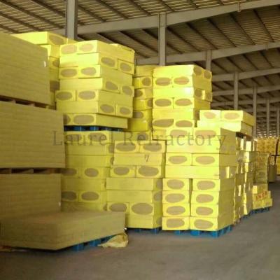 China Thermal Insulation Rock Mineral Wool Panel Board Soundproof 50mm For Building for sale