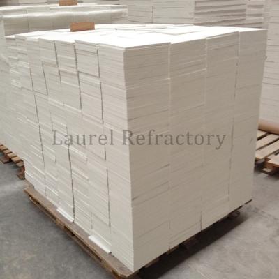 China 1260 Electrical Fireplace Ceramic Fiber Plate Refractory Thermal Insulation 1200*1000mm for Kiln for sale