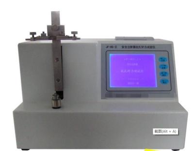 China Safety syringe needle resistance tester for sale