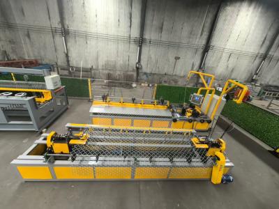 China new design PLC Full Automatic Chain Link Fence Machine / Diamond wire Mesh machine for sale