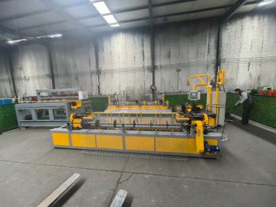 China High Quality full Automatic Double Wire feeding Chain Link Diamond Fence Weaving Machine for sale