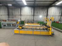 China new design PLC Full Automatic Chain Link Fence Machine / Diamond wire Mesh machine for sale