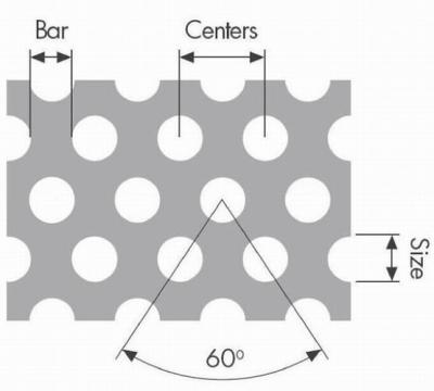 China Round Hole 304 Stainless Steel Perforated Metal Panel Sheet for Filter for sale