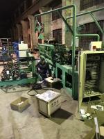 China 3m width servo motor singel wire feeding Full Automatic Chain Link Fence   Machine for sale