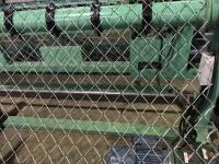 China 3m width single wire Fully-Automatic Chain Link Fence Machine/diamond wire mesh machine for sale