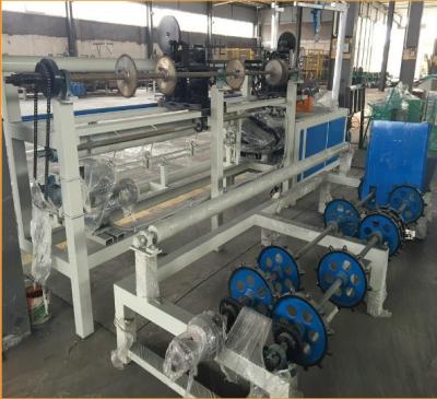 China 3m Width 8omm hole Automatic Single Wire feeding Chain Link Fence Making Machine for kenya for sale