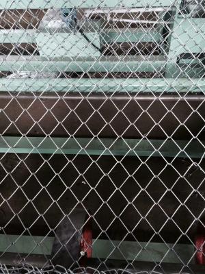 China High Speed PLC control Full Automatic double wire Chain Link Fence Machine for Diamond Mesh for sale