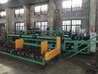 China High Speed PLC control Full Automatic double wire Chain Link Fence Machine for Diamond Mesh for sale
