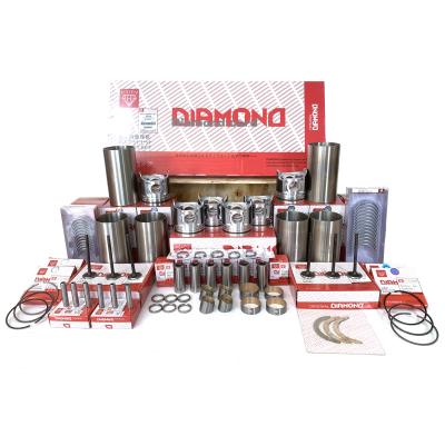China MITSUBISHI 6D34 6D34T Full Overhaul Kit With ME220470 ME220454 Piston For Excavator SK230-6 SK230-6E SK200-6 for sale