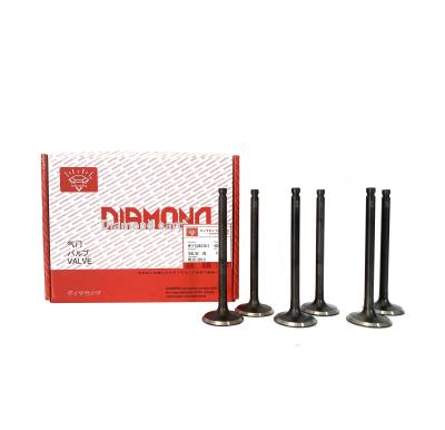 China MITSUBISHI 6D34 6D34T Engine Valve Intake Exhaust ME013810 ME013832 ME011245 ME011266 ME029007 ME220217 For Excavator SK230-6 SK230-6E for sale