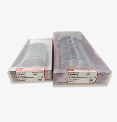 China 3802210 3901430 Cummins Diesel Engine Parts Connecting Rod Main Bearing For 6CT 6D114 for sale