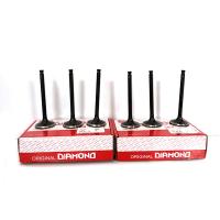 China 0-97000706-0 1-12551139-0 Exhaust Valve Intake Valve Engine Parts For 6BG1-4 EX200-6 for sale