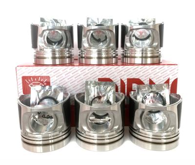 China D6E Engine Parts Piston With Snap Ring 0450-1382 For Excavator EC210 EC210B EC240B EC220 for sale