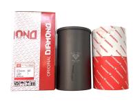 China ME041103 ME041104 MITSUBISHI Engine Parts Cylinder Liner Engine Black For D6BT 6D16T for sale