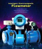 China PTFE F4 Battery Flow Meter Wine Flowmeter Food Grade Electromagnetic Flowmeter for sale