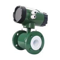 China Battery Operated Sewage Electromagnetic Flow Meter Plug-In Pipeline Flow Meter for sale