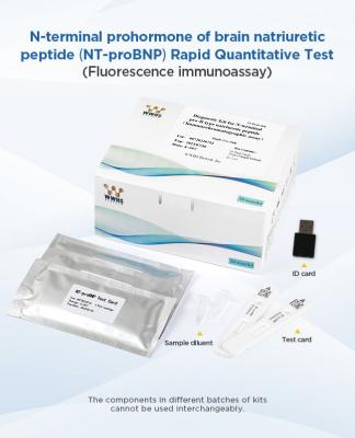 China NT-ProBNP Rapid Quantitative Test Kit High Sensitivity 20-35000pg/mL Whole Blood Plasma Serum for sale