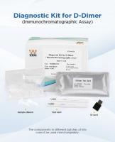 China D-Dimer Rapid Quantitative Test Kit Fluorescence Immunoassay 40-10000ng/mL 20 Tests for sale