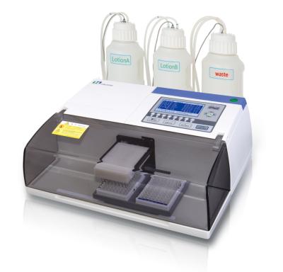 China Intelligent Microplate Washer 96-Well Automated ELISA Plate Washer with Touch Screen for sale