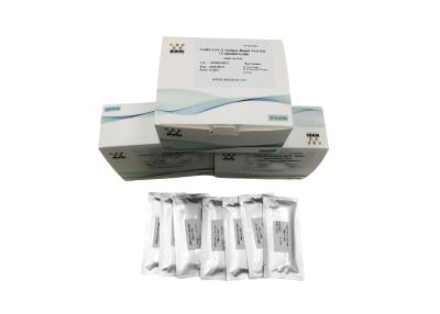 China SARS-CoV-2 Antigen Rapid Test Kit 25 Tests Fluorescence Immunoassay for Nasopharyngeal Swab for sale