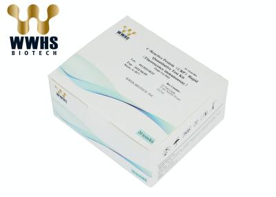 China C Reactive Protein CRP Rapid Test Kit Fluorescence Immunoassay 25 Tests 0.5-200 mg/L for sale