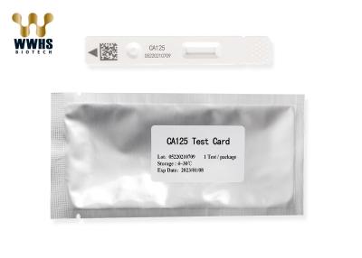 China CA125 Tumor Marker Test Kit FIA 25 Tests Quantitative Detection Whole Blood Plasma Serum for sale