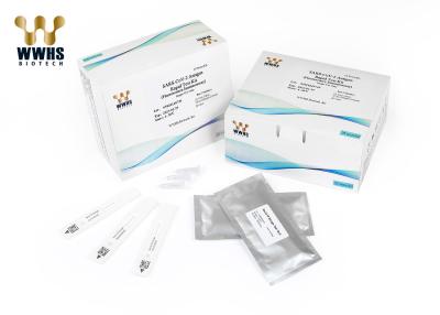 China SARS-CoV-2 Antigen Rapid Test Kit Fluorescence Immunoassay 25 Tests Nasal Swab for sale