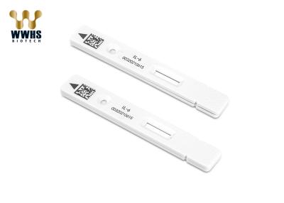 China IL-6 Colloidal Gold FIA Rapid Test Kit 5-4000pg/mL CE Approved for NIR-1000 Dry Analyzer for sale