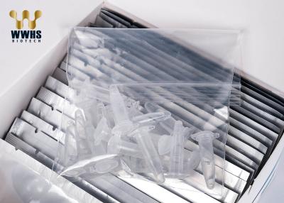 China CEA Fecal Occult Blood Rapid Test Cassette Fluorescence Immunoassay 25 Tests Kit for sale