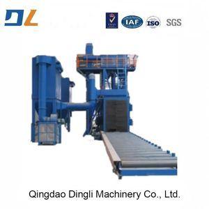China Q69 Roller Conveyor Continuous Pass Through Shot Blasting Machine for Steel Plates for sale