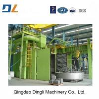 China Trolley Rotary Cart Shot Blasting Machine Turntable Sandblaster for Steel Industry for sale