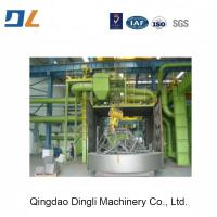 China Trolley Rotary Cart Shot Blasting Machine Turntable Sandblaster for Steel Industry for sale