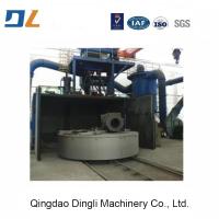 China Trolley Rotary Cart Shot Blasting Machine Turntable Sandblaster for Steel Industry for sale