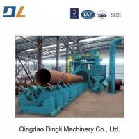 China Roller Conveyor Steel Plate Shot Blasting Machine Pipe Inner/Outer Wall Shot Blaster for sale