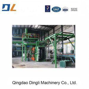 China Overhead Rail Shot Blaster Spinner Hanger Machine for Large Workpieces for sale
