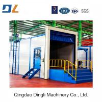 China DIY Sandblasting Booth Industrial Size Blast Booth with Sand Blasting Pot for sale