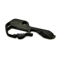 China PVD Coating 24-in-1 Metal Injection Molded Keychain Survival Tool 17-4PH Stainless Steel for sale