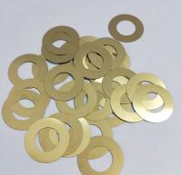 China Custom Thin Flat Stainless Steel Washer Gasket 0.05mm Tolerance Brass Shim Car Washer for sale