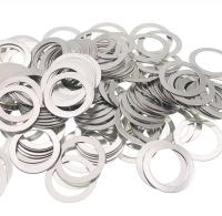 China Custom Thin Flat Stainless Steel Washer Gasket 0.05mm Tolerance Brass Shim Car Washer for sale