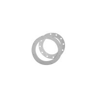 China Custom 0.02mm Flat Washers 304 Stainless Steel Aluminum Flat Shims Anodized Yellow for sale
