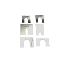 China Custom 0.02mm Flat Washers 304 Stainless Steel Aluminum Flat Shims Anodized Yellow for sale