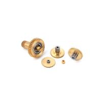 China Custom CNC Lathing Brass Copper Gear Small Powder Metallurgy Parts 0.05mm Tolerance for sale