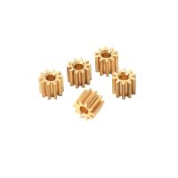 China Custom CNC Lathing Brass Copper Gear Small Powder Metallurgy Parts 0.05mm Tolerance for sale