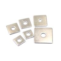 China Galvanized Bulk Stainless Steel Square Washers Spacer Low Carbon Steel Alloy 0.05mm Tolerance for sale
