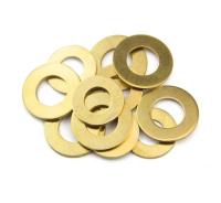 China Round Stainless Steel SS Washers Brass Flat Shim 0.05mm Tolerance Sealing Fastener for sale