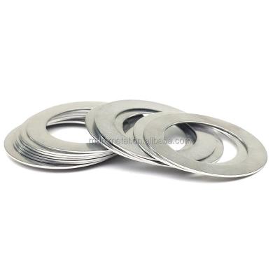 China Thin Flat 304 Stainless Steel Metal Flat Washer Shim Ring 0.05mm Tolerance CNC Machining for sale