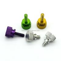 China Stainless Steel CNC Precision Machining Flat Head Knurled Screw for Aerospace Parts 0.05mm Tolerance for sale
