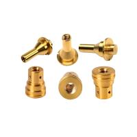 China Custom CNC Machining Copper Parts 0.05mm Tolerance Stainless Steel Lathing Service for sale